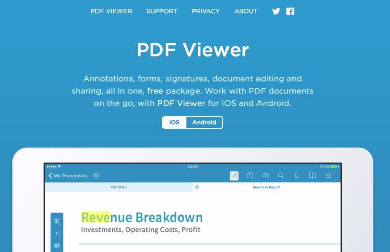 PDF Viewer. Work with Pdf on your tablet - Tice Tools