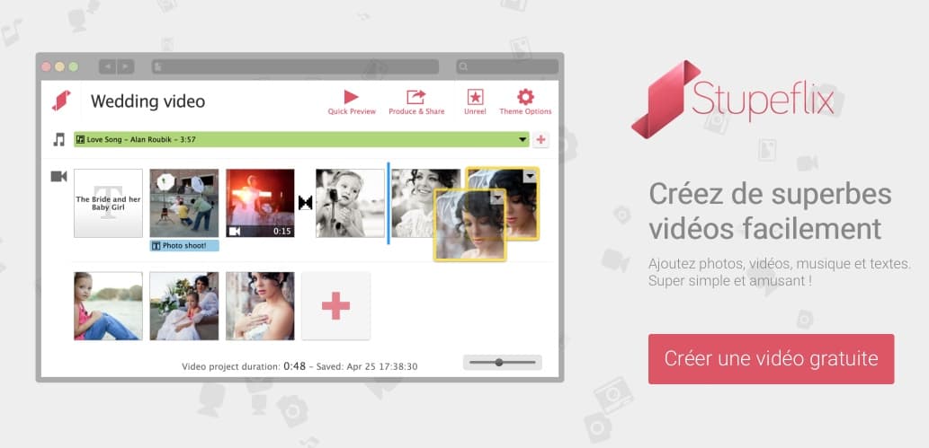 Stupeflix. Un studio de montage vidéo en ligne – Les Outils Tice
