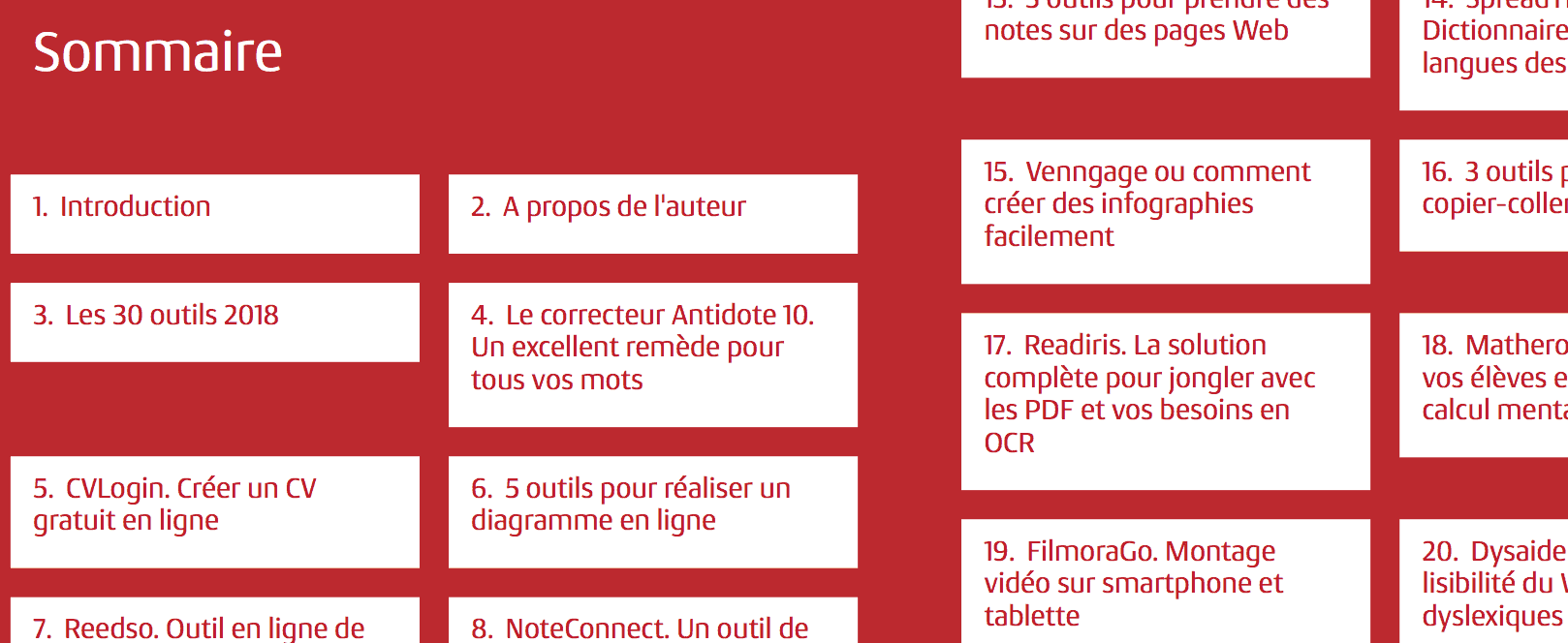 Les 30 meilleurs outils tice de l'année 2018 – Les Outils Tice