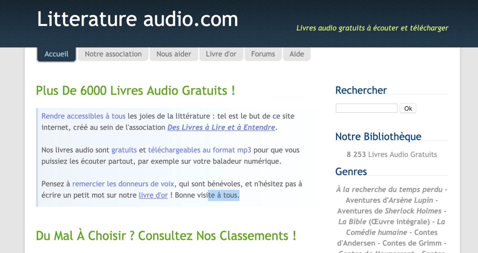 Les 7 meilleurs sites pour télécharger des livres audio gratuits en 2022.