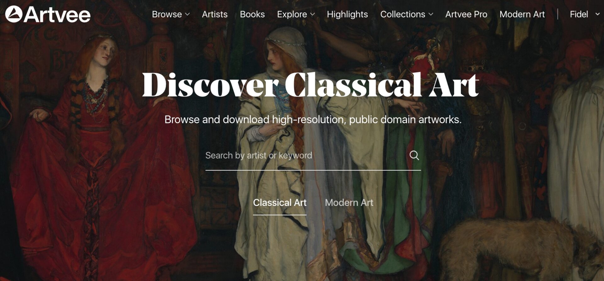 ArtVee : La plus grande banque d'images d’œuvres d'art du domaine public