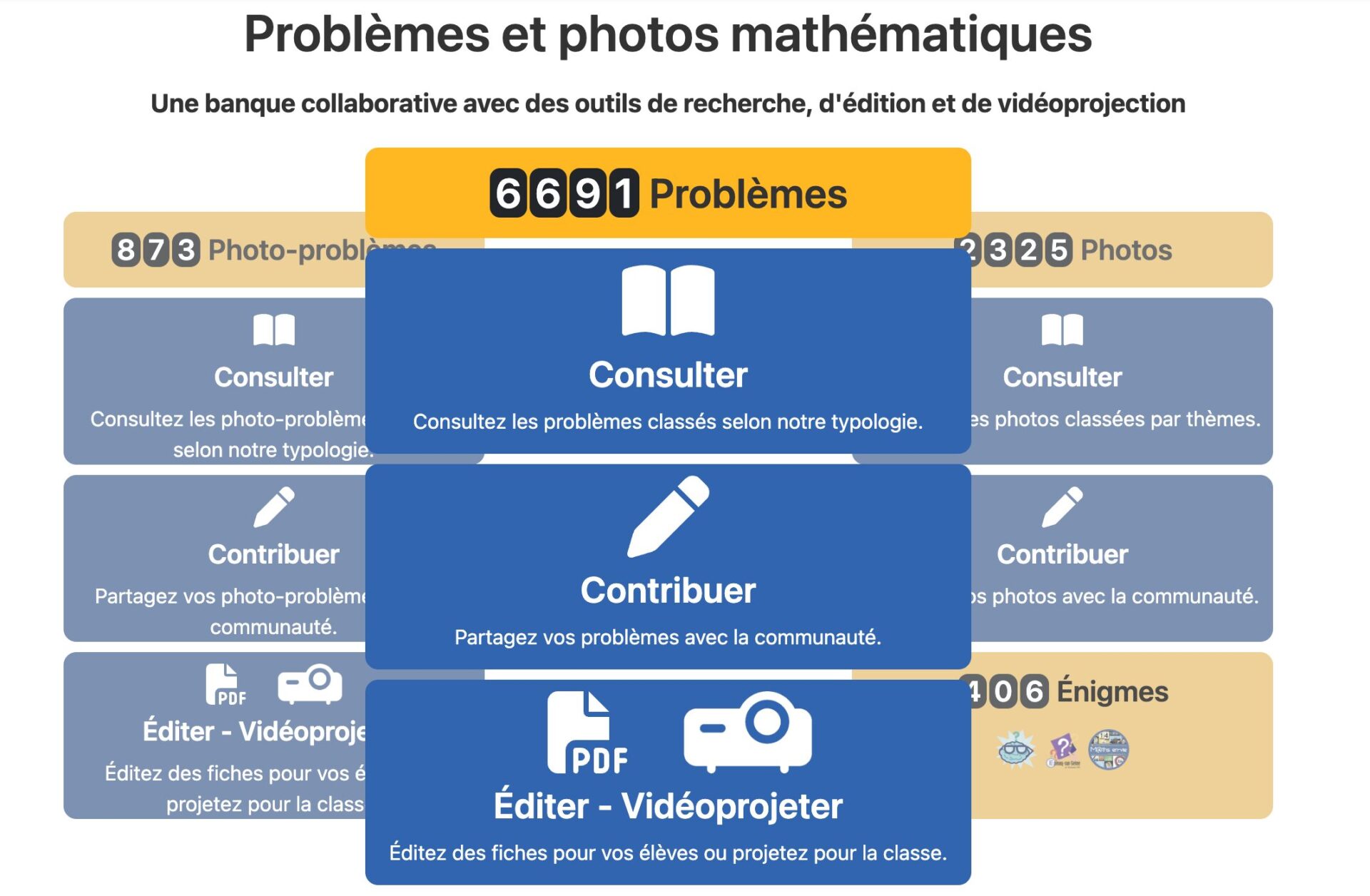 The Problems Workshop. Free application for playful maths!