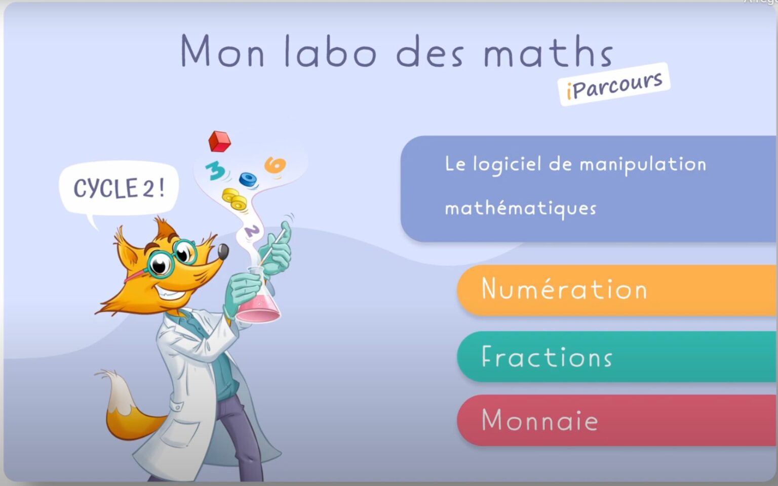 My Labo des Maths makes math lively and playful from the CP to the 6th
