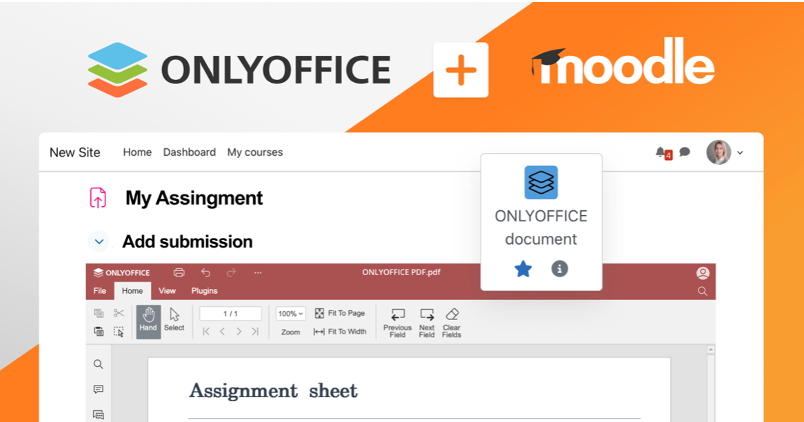 ONLYOFFICE + Moodle : Suite bureautique collaborative pour l'enseignement