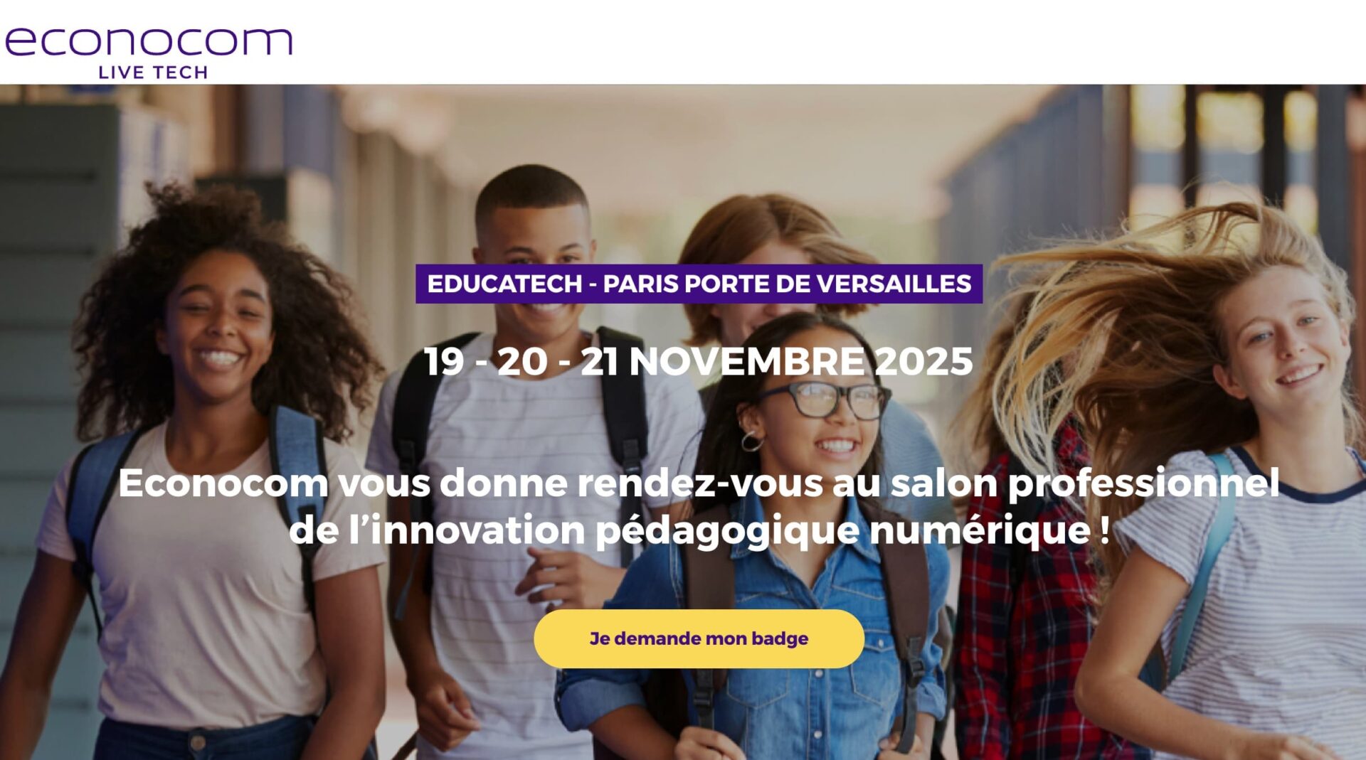Econocom at Educatech 2025: AI and digital education on the agenda