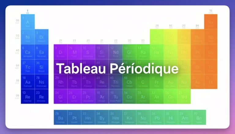 Tableau périodique : un outil gratuit qui rend la chimie accessible